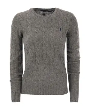 Polo Ralph Lauren Cable-knit Jumper With Embroidered Pony Logo