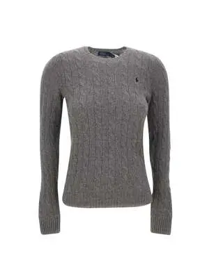 Polo Ralph Lauren Cable-knit Jumper With Embroidered Pony Logo