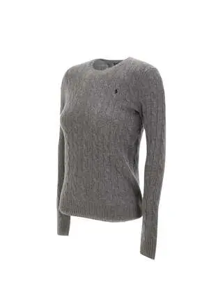 Polo Ralph Lauren Cable-knit Jumper With Embroidered Pony Logo