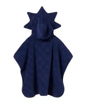 Gucci Gg Terrycloth Hooded Towel With Character Embroidery
