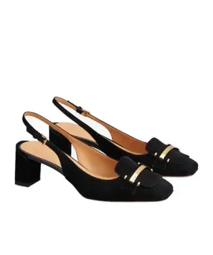 TOD'S Slingback Pumps With Geometric Heel