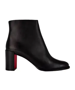 CHRISTIAN LOUBOUTIN Adoxa Leather Ankle Boots - Black