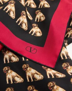 Valentino Garavani Petit Charles Silk Foulard