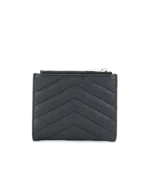 Saint Laurent Quilted Monogram Wallet