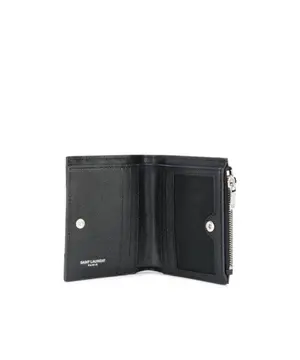 Saint Laurent Quilted Monogram Wallet