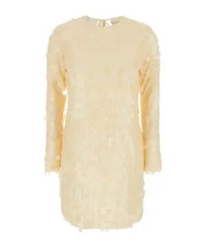 SEMICOUTURE Archie Sequin Mini Dress - Nude