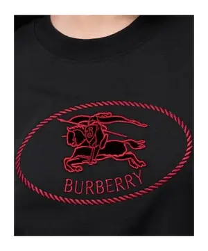 Burberry Knight Stamp Cotton T-shirt