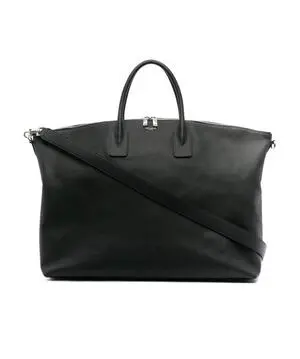 Saint Laurent Leather Bowling Tote Bag