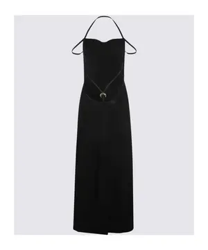 MARINE SERRE Halterneck Dress