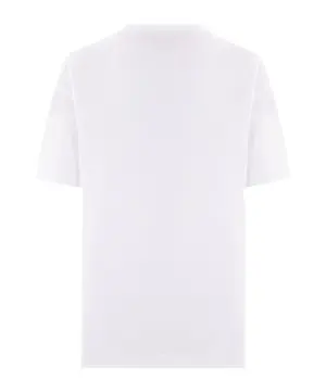 Miu Miu Logo-beaded Crewneck T-shirt