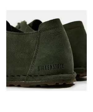 BIRKENSTOCK Suede Lace-up Casual Shoes - Green