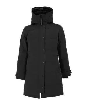 Canada Goose Logo Waterproof Parka Down Jacket - Black