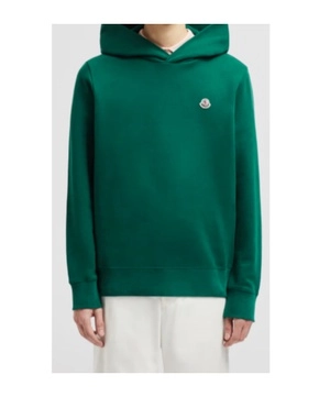 Moncler Logo Patch Long Sleeved Hoodie