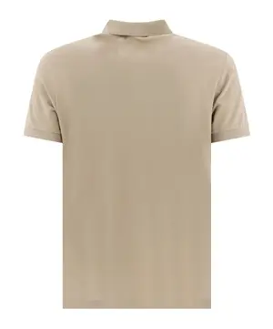 Stone Island Logo Patch Short-sleeved Polo Shirt