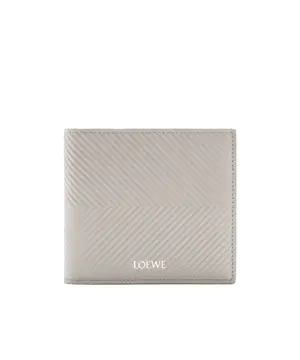 Loewe Bifold Coin Wallet - Shell Grey