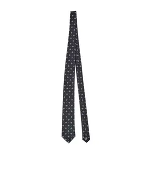 Hugo Boss Jacquard Braided Tie - Black