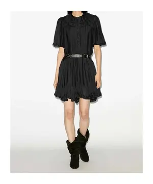 Isabel Marant Étoile Celyana Gathered Short Dress
