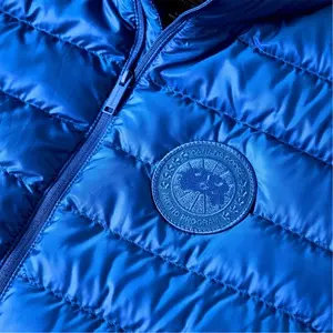 Canada Goose Logo Patch Puffer Vest - Blue