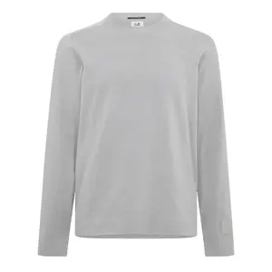 C.P. COMPANY Knitted Crew Neck Jumper - Gray