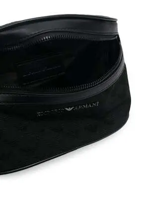 Emporio Armani All-over Eagle Jacquard Belt Bag