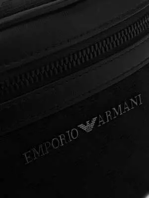 Emporio Armani All-over Eagle Jacquard Belt Bag