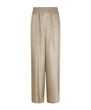 Max Mara Wide Leg Striped Pants