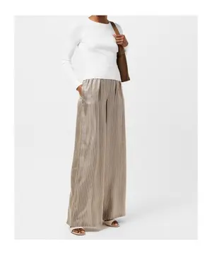Max Mara Wide Leg Striped Pants