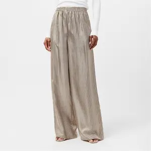 Max Mara Wide Leg Striped Pants