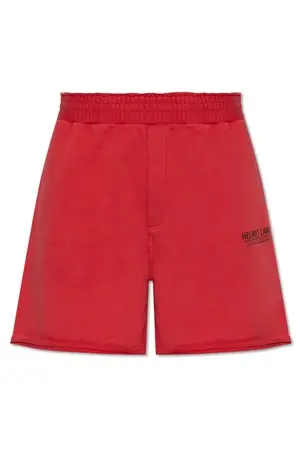 Helmut Lang Elastic Waist Shorts - Red