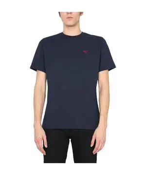 Barbour Logo Embroidered T-shirt - Black