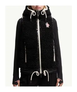 Moncler Teddy Hooded Insulated Gilet
