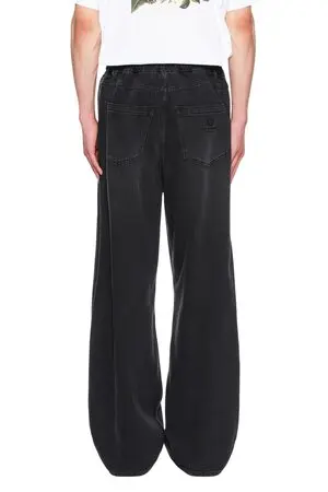 WOOYOUNGMI Wide Banding Denim Pants