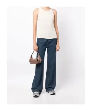 LOW CLASSIC Sleeveless Fleece Knitted Top