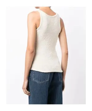 LOW CLASSIC Sleeveless Fleece Knitted Top