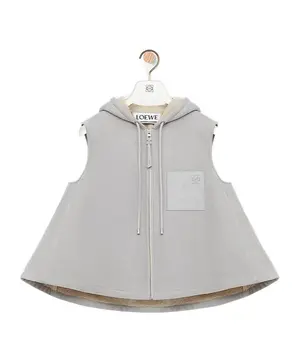 Loewe Hooded Shearling Vest