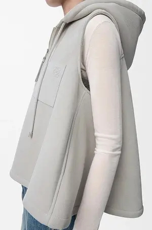 Loewe Hooded Shearling Vest