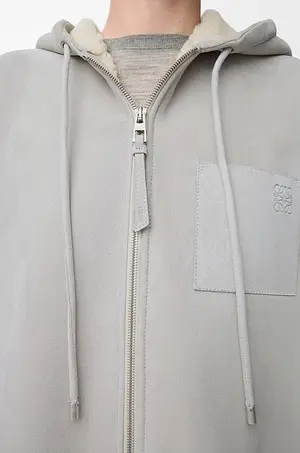 Loewe Hooded Shearling Vest