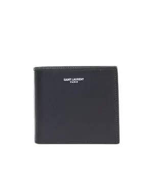 Saint Laurent East/west Bifold Wallet - Black