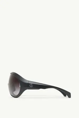 Moncler Rick Owens Contrast Oval Sunglasses