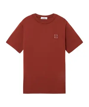 Stone Island Compass-patch T-shirt - Copper-colored