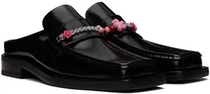 Martine Rose Bead Chain Leather Loafers