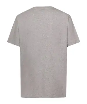 Coperni Window Circular Opening T-shirt - Gray