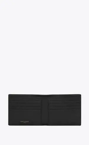 Saint Laurent Monogram Plaque Bi-fold Wallet