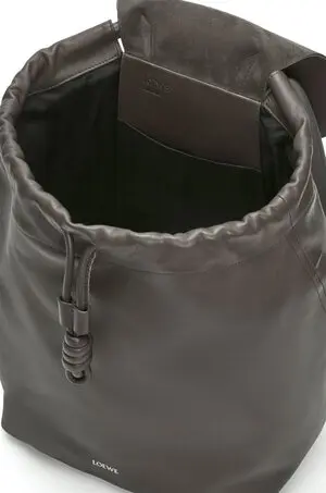Loewe Flamenco Backpack In Shiny Supple Calfskin