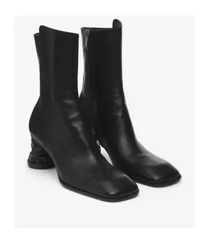 Alexander McQueen Crush Side-zip Ankle Boots