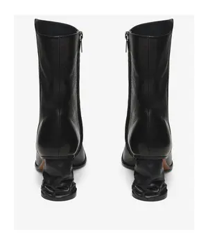 Alexander McQueen Crush Side-zip Ankle Boots