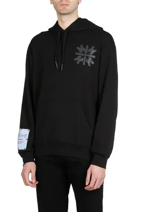 Alexander McQueen Abstract-print Cotton Hoodie