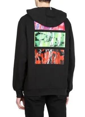 Alexander McQueen Abstract-print Cotton Hoodie