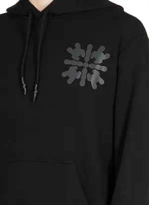 Alexander McQueen Abstract-print Cotton Hoodie