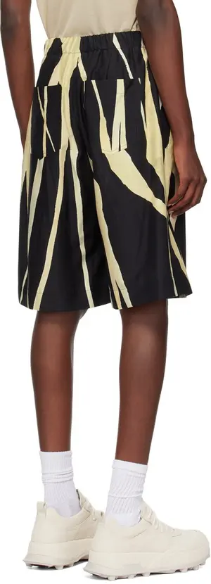 Nanushka Printed Cotton-blend Bermuda Shorts